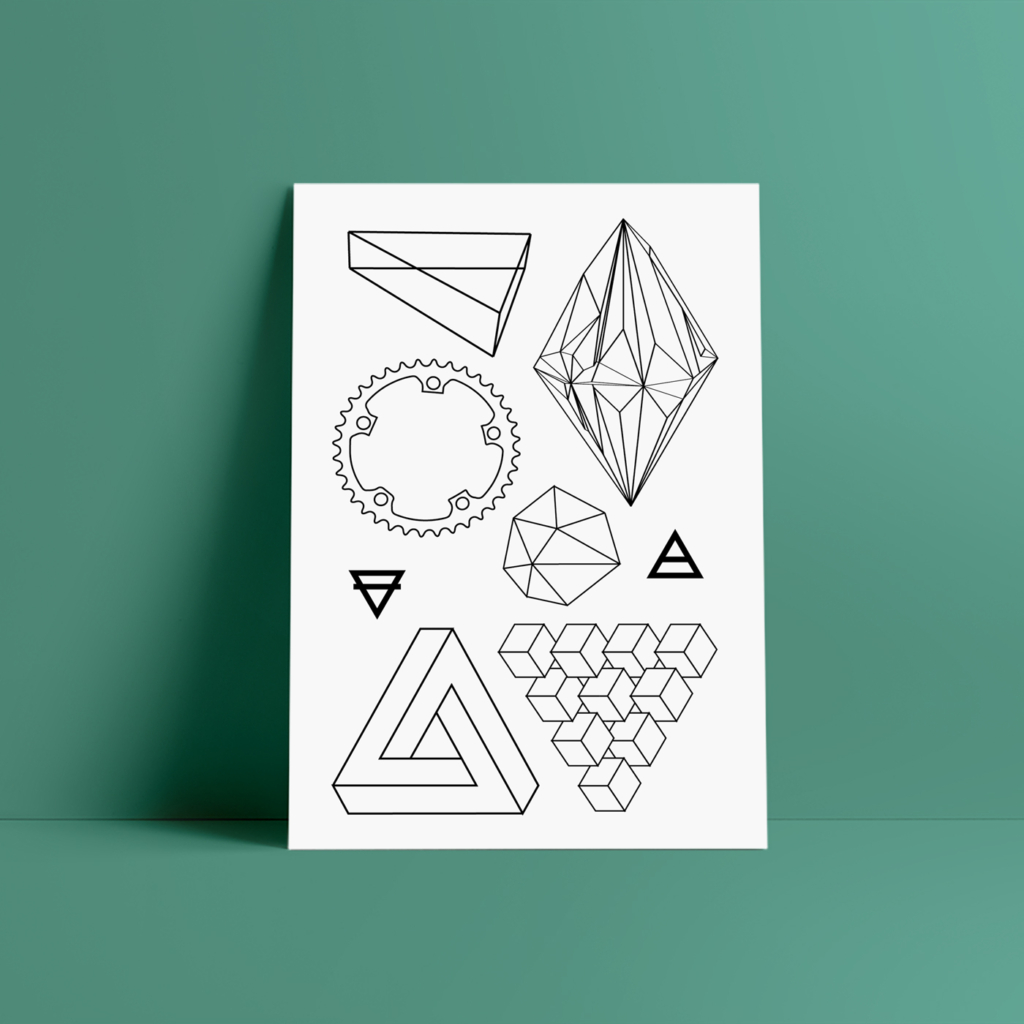 Temporary tattoos lines by Résonne Design — Bernard Forever